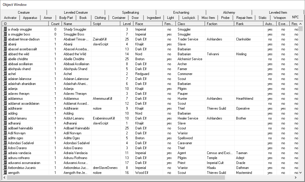 Working NLP on Morrowind dialogues – Brainific